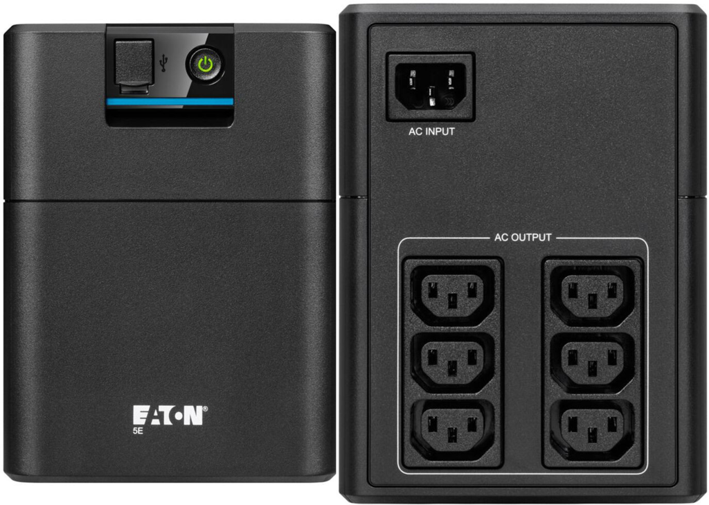 Onduleur Line-interactive Eaton 5E Gen2 5E1200UI USB - 660 W / 1200 VA - 6 prises C13 (5E1200UI ...